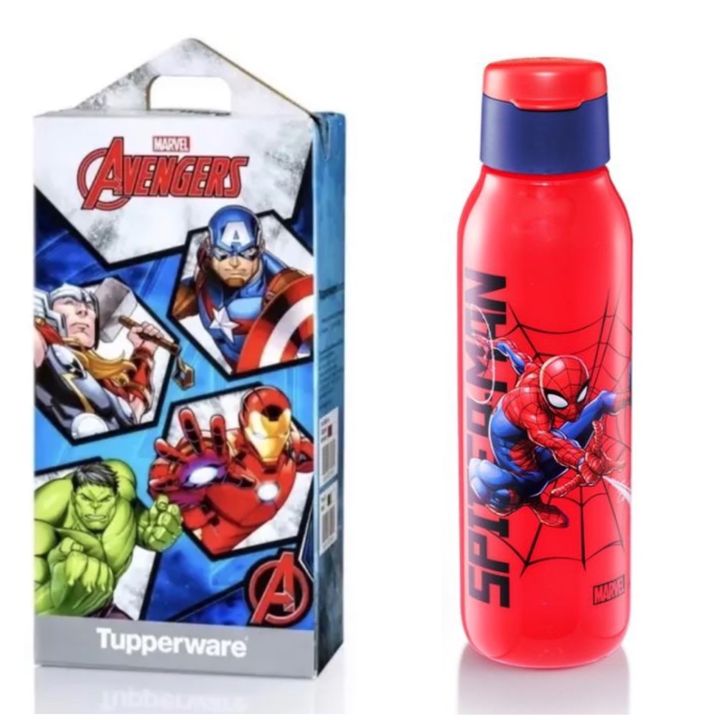 Tupperware Marvel Spider-Man Eco Bottle / Spiderman Water Bottle ...