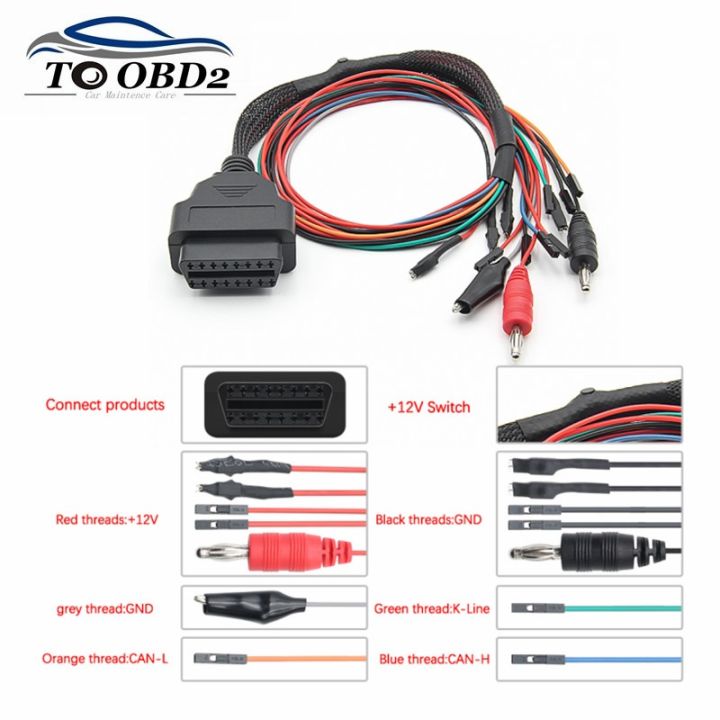 OBD Breakout Tricore Cable ECU Boot Pinout Cable OBD2 Diagnostic ...
