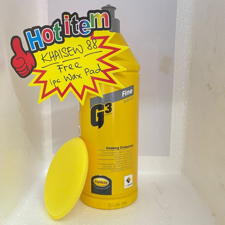 Farecla G3 Fine G3F101 Finishing Compound -500g / 1kg | Lazada