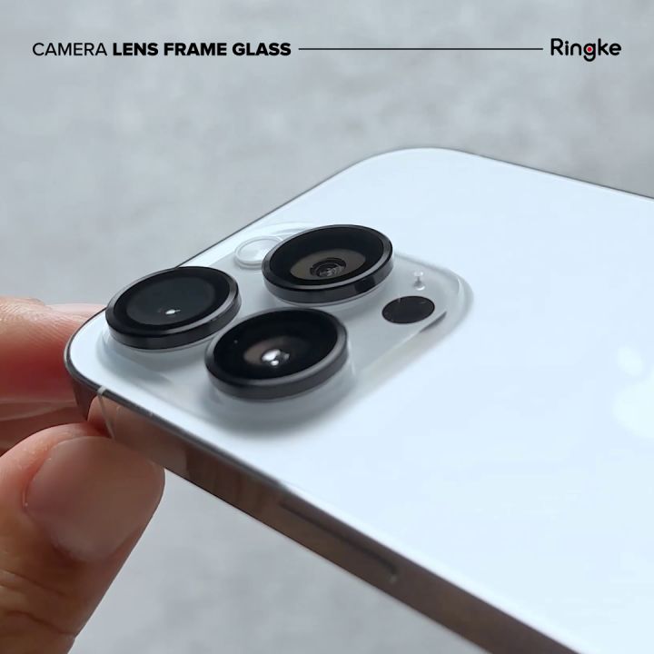 Ringke Camera Lens Frame Glass Compatible With Iphone 15 Pro Lazada