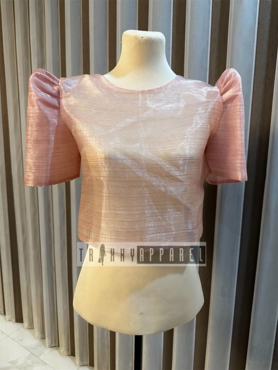 Blouse Modern Filipiniana Pinya | Lazada PH