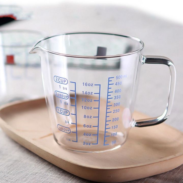 High Borosilicate Measuring Glass Cup Liquid Scale Measurement With ...