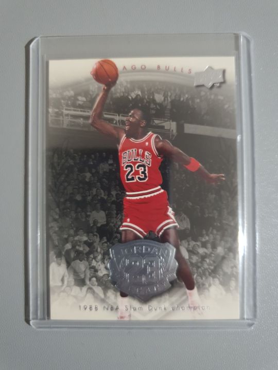Michael Jordan UpperDeck Legacy 016 Freethrow Slam Dunk Champion NBA ...