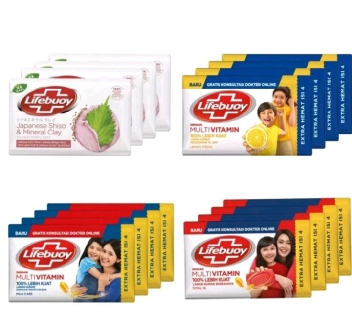 Lifebuoy Bar Soap 4 x 100g | Lazada Indonesia