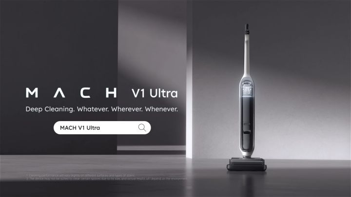 Anker MACH V1 Ultra All-in-One Vacuum Cordless StickVac with Steam Mop ...