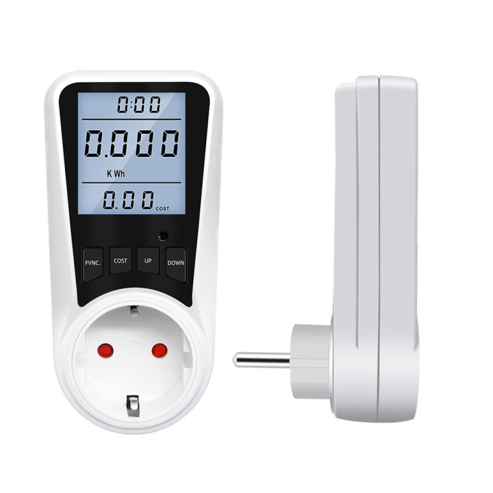 Digital Wattmeter Socket AC 220V 110V Power Meter Electricy Consumption ...