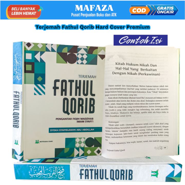 Buku Terjemah Kitab Fathul Qorib Hard Cover Premium Fathal Korib Fikih Lengkap Original | Lazada ...