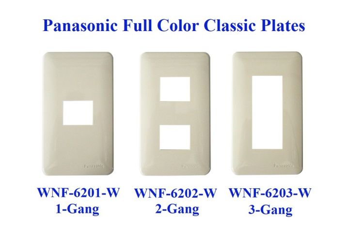 Panasonic Classic Series One Gang Plate Two Gang Plate Three Gang Plate ...