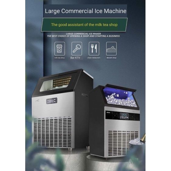 Hicon Heavy Duty Automatic Ice Maker Machine 80kg/100kg Ice maker ...