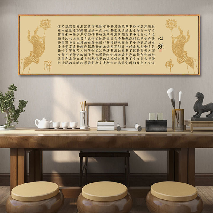 Prajna Heart Sutra Hanging Painting Great Compassion Mantra Guanyin ...
