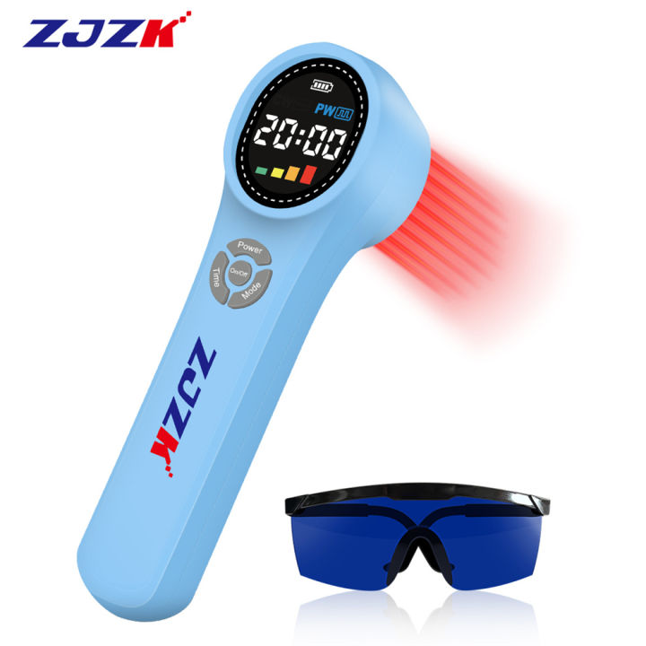 ZJZK 4x980nm 4x808nm Long Range Portable Handheld Cold Laser Therapy ...