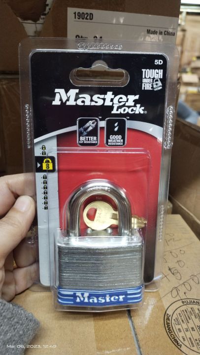 Master laminated steel padlock #5D 2" (9mm) | Lazada PH