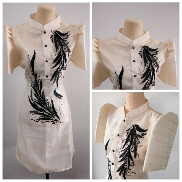 Modern Filipiniana graduation pictorial ladies dress BARONG Marian ...