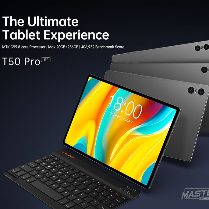 Teclast T50 Pro - 2024 new model: Android 14, MTK G99 8-core Processor, 11" 2K Full Lamination ...