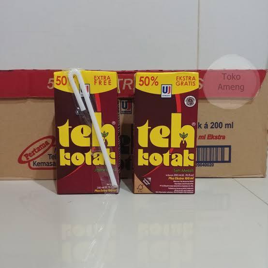 Teh Kotak Jasmine 200ml Extra 100ml / Ultra / Teh Melati | Lazada Indonesia