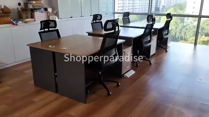 SG Ready Stock H100-104 Executive Workstation,partition,pedestal ...