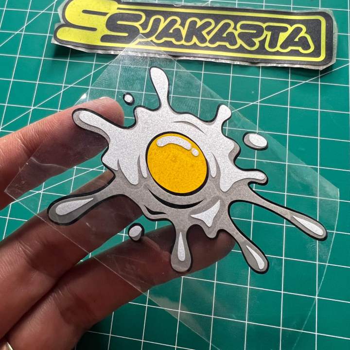 STIKER CROT BERCAK STICKER EFEK CEPLOK TELOR CUTTING | Lazada Indonesia