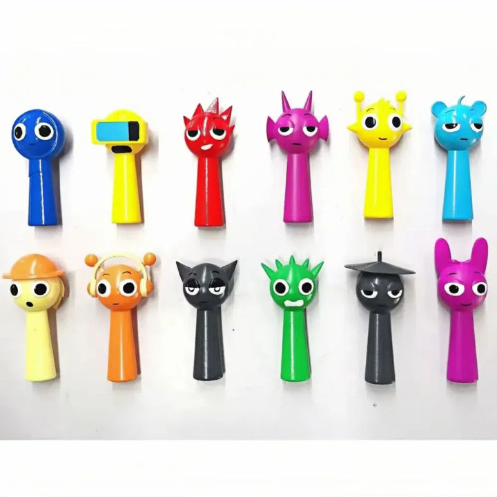 IBCH53 Mixed Style Sprunki Figures Toy PVC Sprunki Figurines Action ...