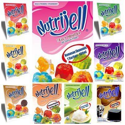 Nutri jell jelly powder puding 1box 12sachet 10gr | Lazada