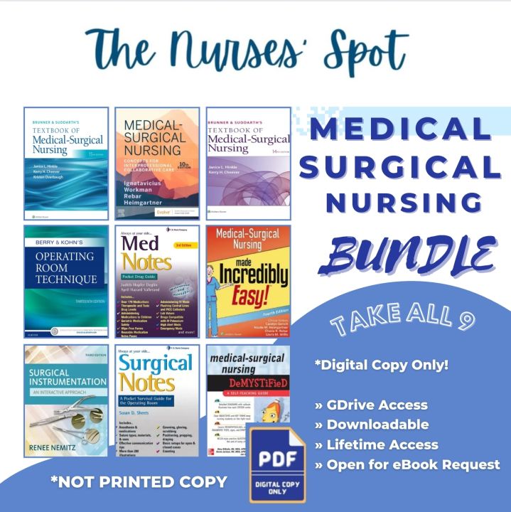 Medical Surgical Nursing Bundle (TAKE ALL 9) | Lazada PH