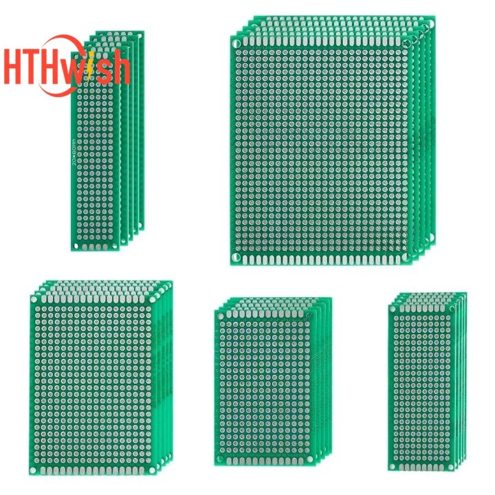 Universal PCB Circuit Protoboard Double Sided Breadboard 2x8 3x7 4x6 ...