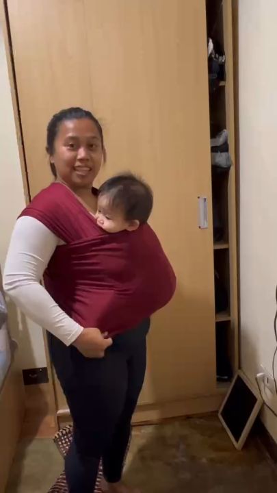 (Official) YAKAP INA Baby Wrap Carrier | Great for baby wearing (NB ...