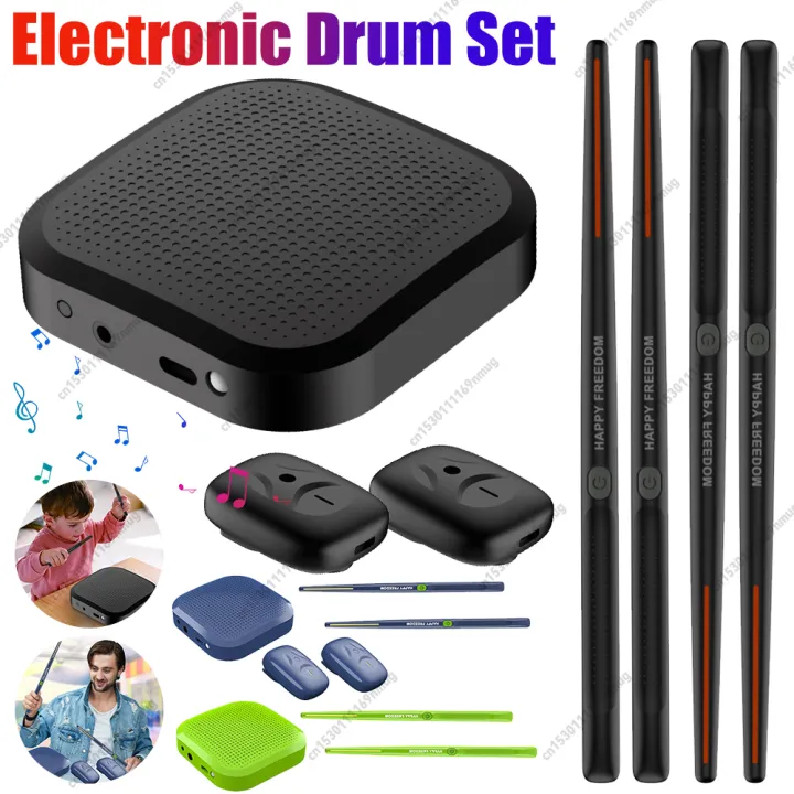 Air Drum with Drumsticks Portable Virtual Reality Drum Kit Professional ...