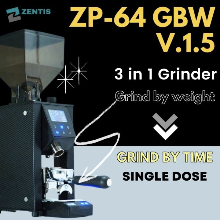 Zentis : ZP-64 GBW V.1.5 On Demand & Single Dose Coffee Grinder ...