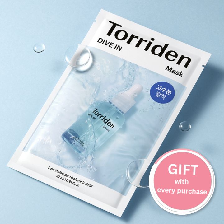 SG Ready Stock Torriden Dive In Low Molecular Hyaluronic Acid Mask ... SG Ready Stock Torriden Dive In Low Molecular Hyaluronic Acid Mask ...