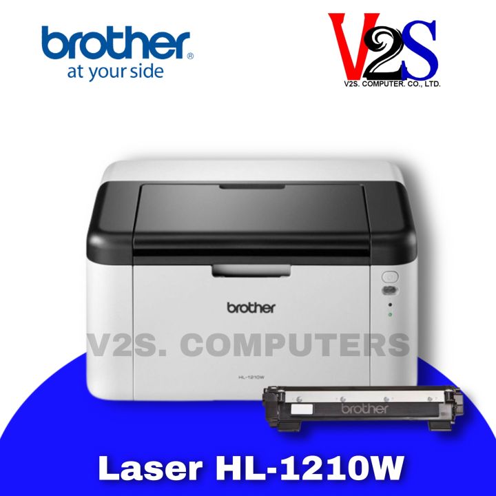 Printer Brother Laser HL-1210W Wi-Fi เครื่องปริ้นเตอร์เลเซอร์ขาวดำ หมึก ...