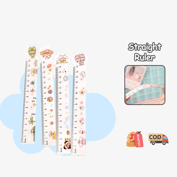 Lakoe 1pcs cute shaped ruler Students with cartoon rulers school office ...