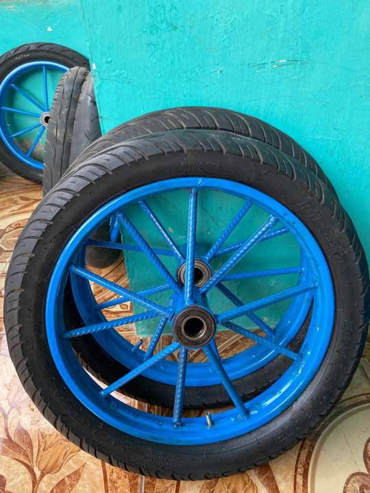 RODA GEROBAK RING 14 SATU PASANG TANPA AS MURAH | Lazada Indonesia