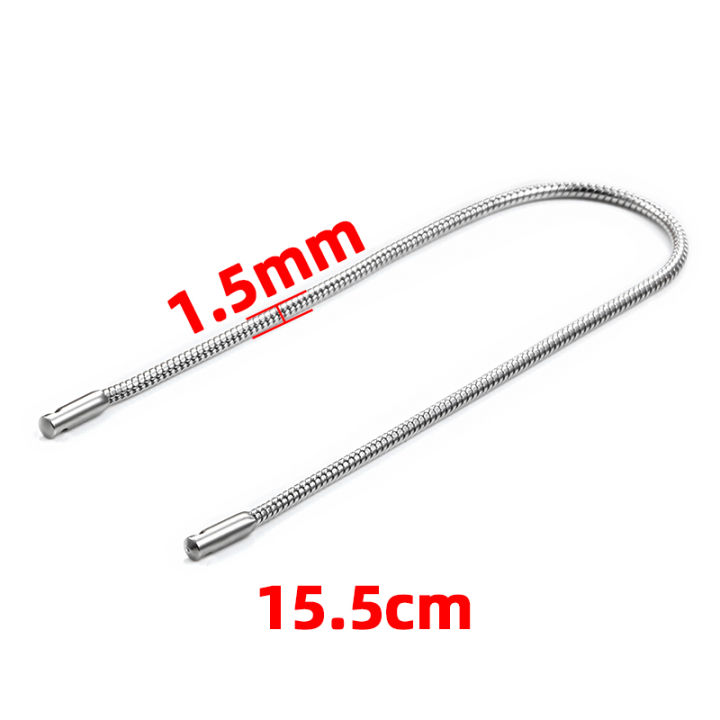 Stainless Steel Round Snake Chain Semi-finished Snake Bone Chain DIY ...