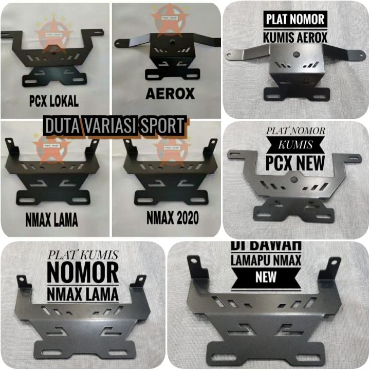 Breket Tatakan Plat Nomor Cha Ready Nmax Lama,Nmax New2020,Aerox,Pcx ...
