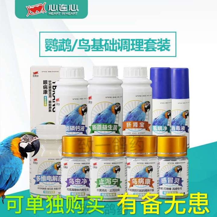 Heart-to-Heart Bird-Keeping Full Set of Xuanfeng Peony Budgerigar ...