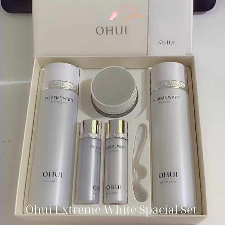 [Set 5PCS] Bộ Ohui White dưỡng trắng da mờ thâm nám tàn nhang hiệu quả ...