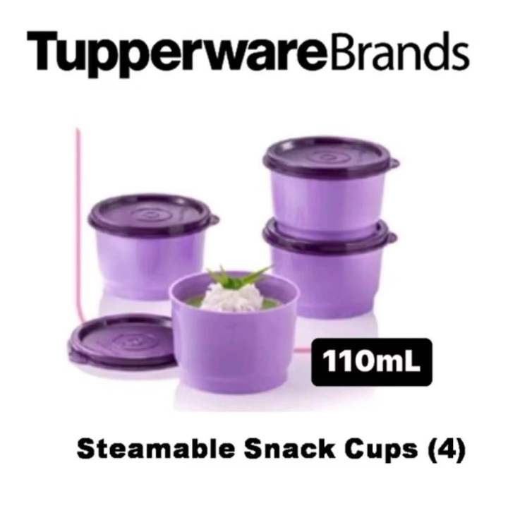 กระปุกนึ่งได้ Tupperware รุ่น steamable snack cup (1ใบ) ขนาด 110ml ...