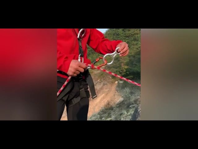 Climbing Rappel 8 Ring 8 Aluminum Descender Rappel Ring Rock Climbing ...