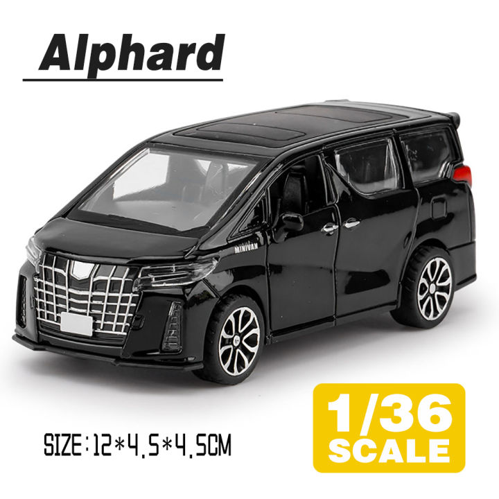 LEO 1:36 Alphard MPV Metal Diecast Alloy Toy Car Model Trucks For Kids Toys Vehicles Hobbies ...