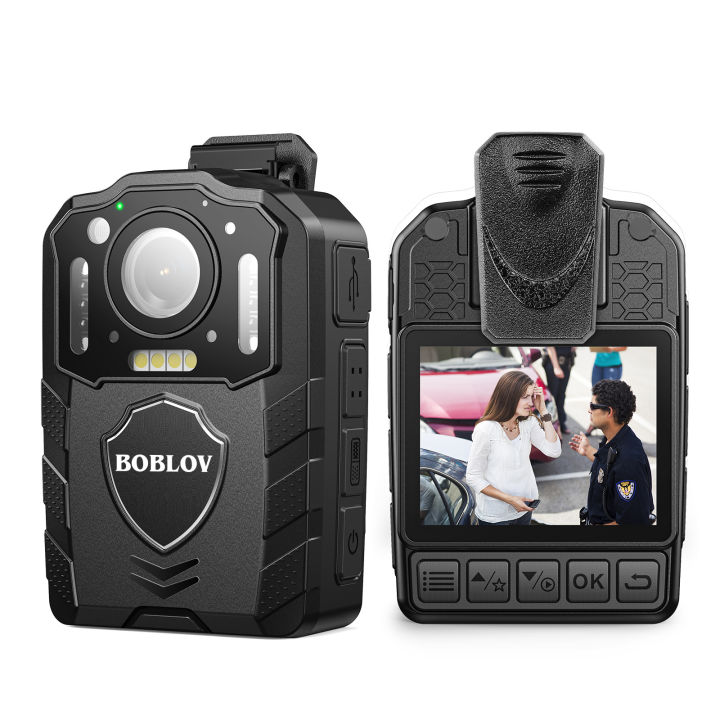 BOBLOV KJ25 Body Camera HD 1080P 3000mAh Support 13H Recording With ...
