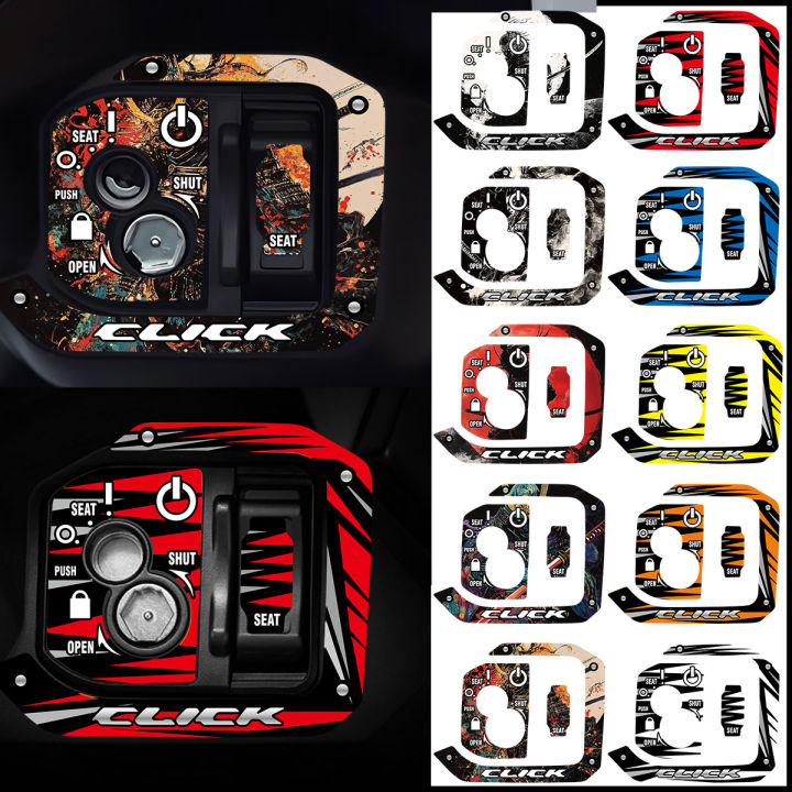 key panel sticker honda click 125i v3 v2 full key cover protector ...