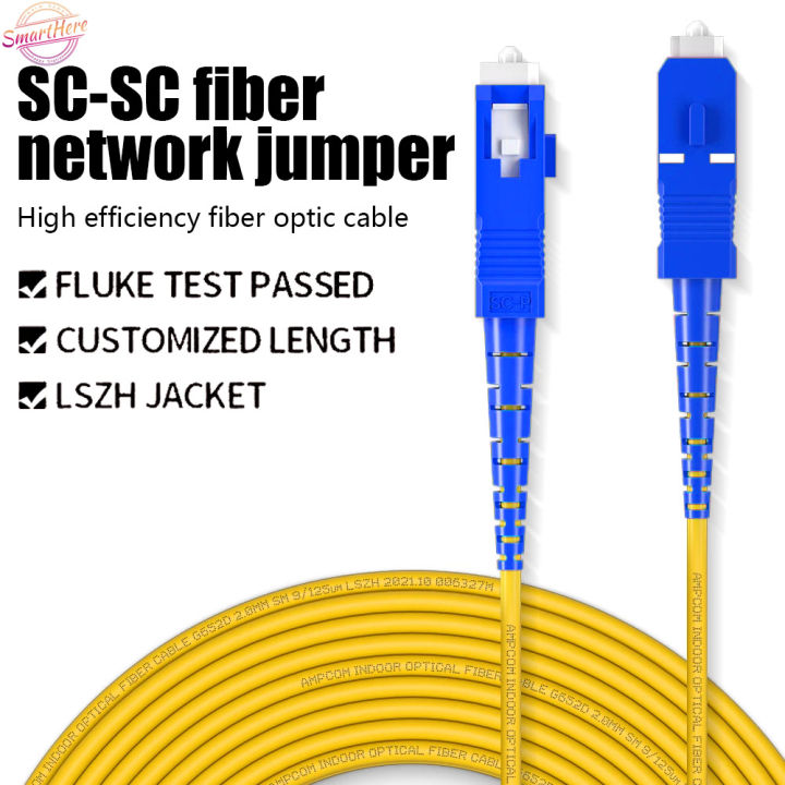 SC to SC UPC Fiber Optical Patch Cable Fiber Opticjumper Cable 3M 5M ...