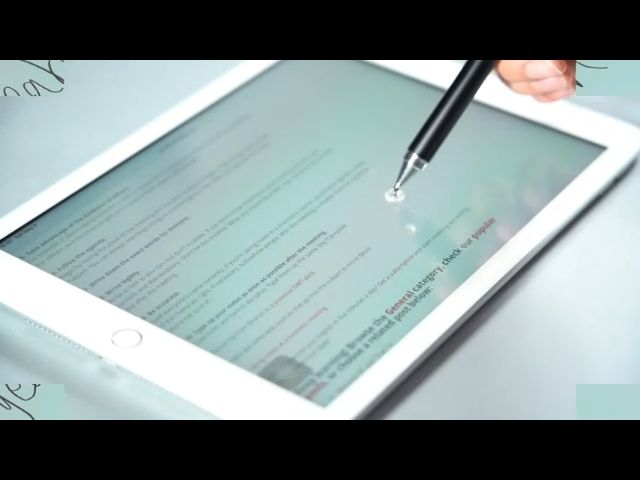 2 In 1 Capacitive Pen Touch Screen Drawing Pen Stylus for iPhone iPad ...