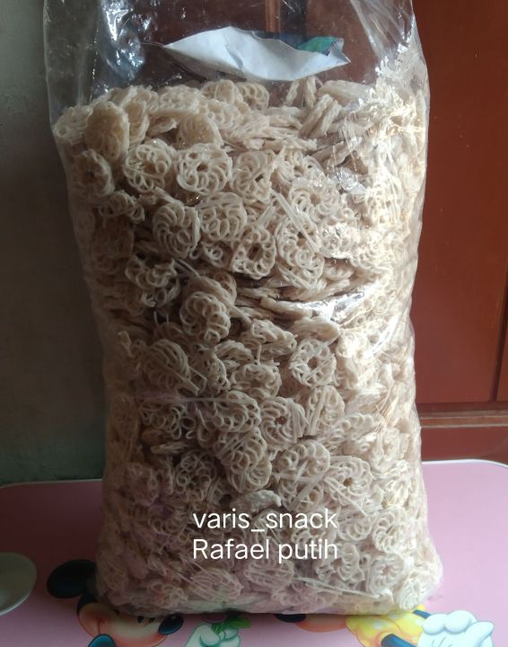 kerupuk Rafael putih/kerupuk mawar putih/bal 5kg | Lazada Indonesia