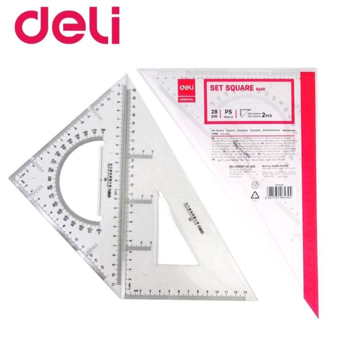 DELI 30X60 AND 45X90 TRIANGLE SETS | Lazada PH