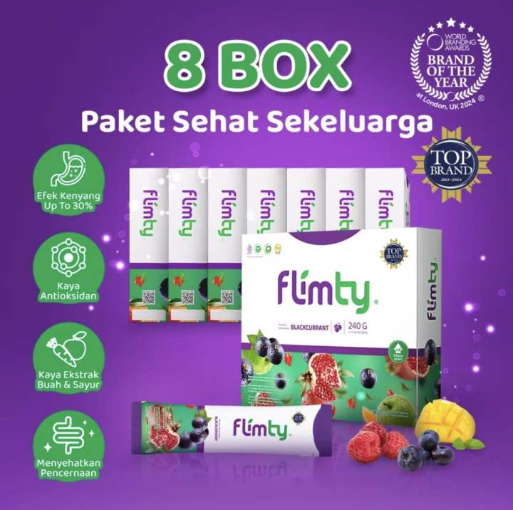 FLIMTY FIBER Pelangsing Diet Antioksidan ORIGINAL 8 BOX | Lazada Indonesia