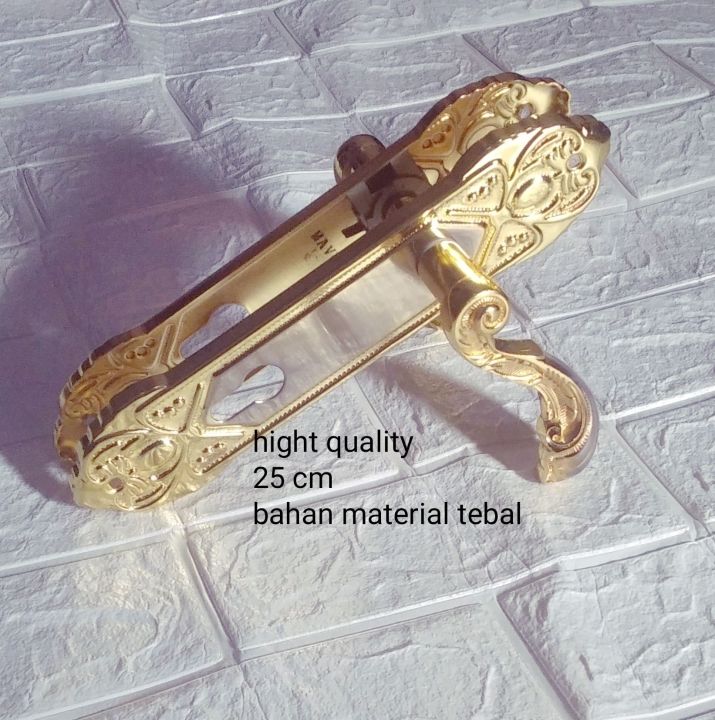 Gagang pintu/handle pintu rumah ukuran 25 cm model ukir classic ...