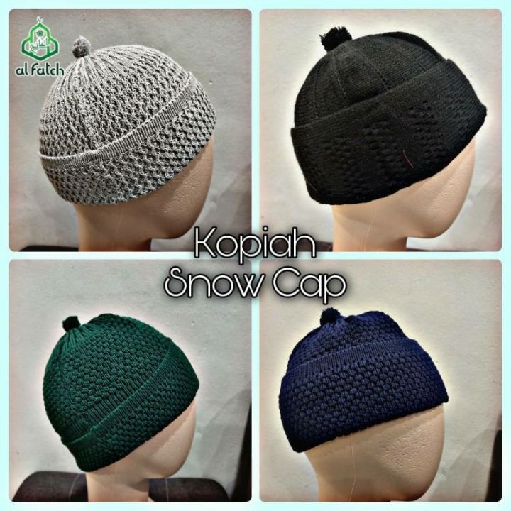 Kopiah Snow Cap Pelbagai Warna | Peci Snow cap | Lazada
