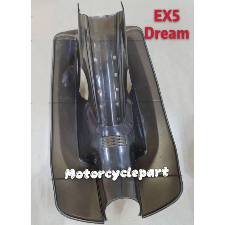 HONDA EX5 Dream High Power Black Tinted Leg Shield Kepak Sayap Kepok ...