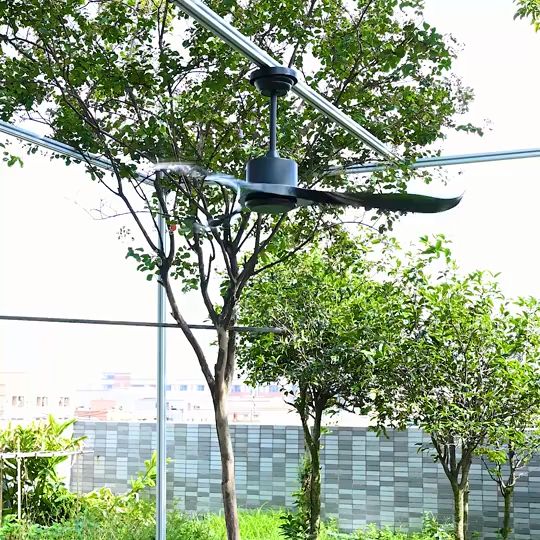 CHNT Nordic Ceiling Fan 42 Inch Modern Industrial Ceiling Fan With ...